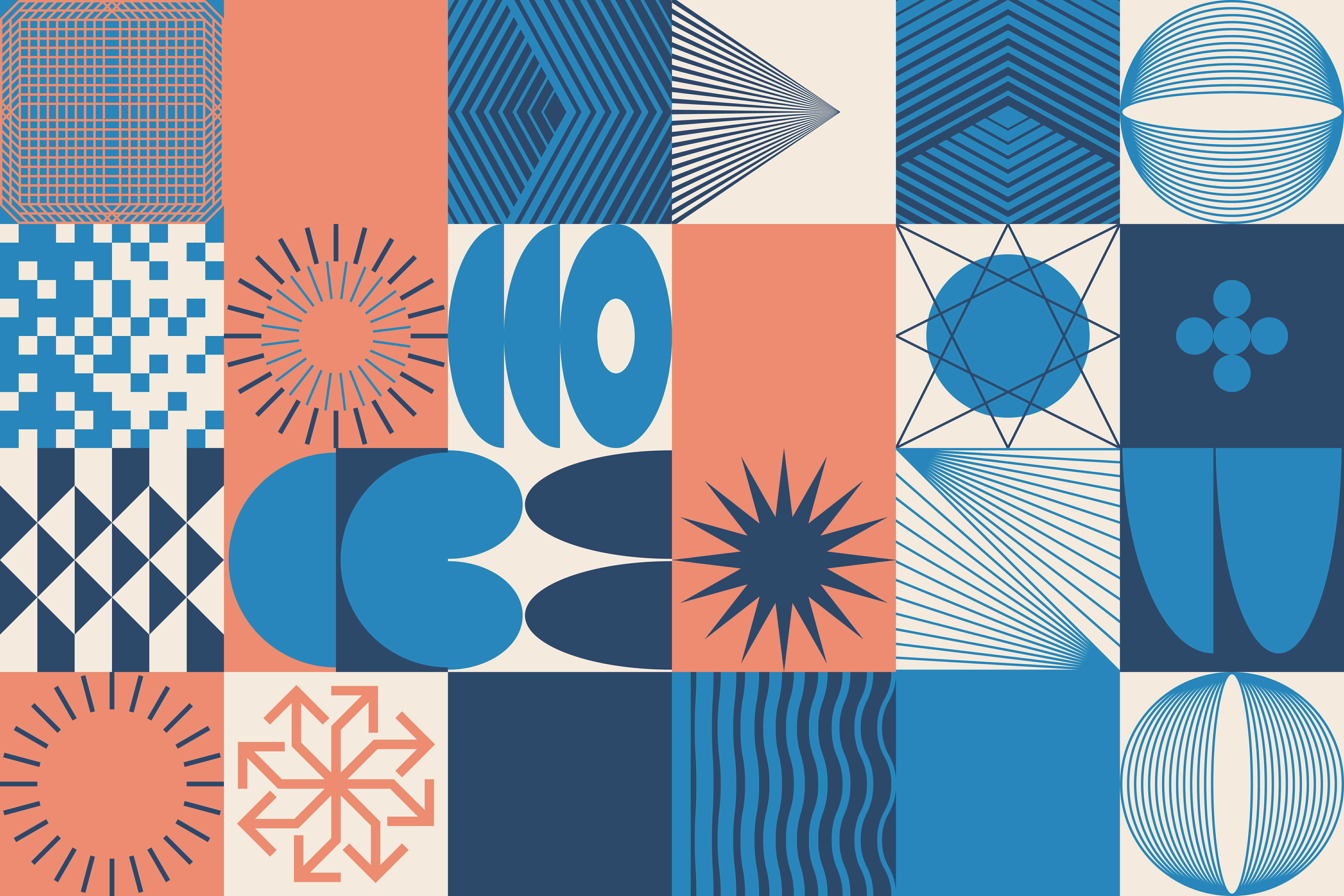 George Oliver Geometric Abstract by Normform - Wrapped Canvas Graphic Art | Wayfair